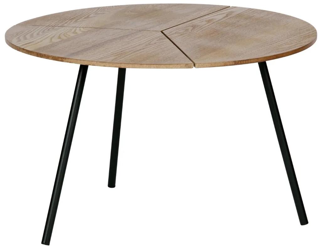 DNYMARIANNE -25% Hoorns Hnědý dřevěný konferenční stolek Ramon 60 cm