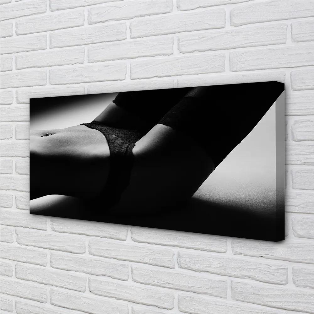 Obrazy na plátně žena břicho 140x70 cm