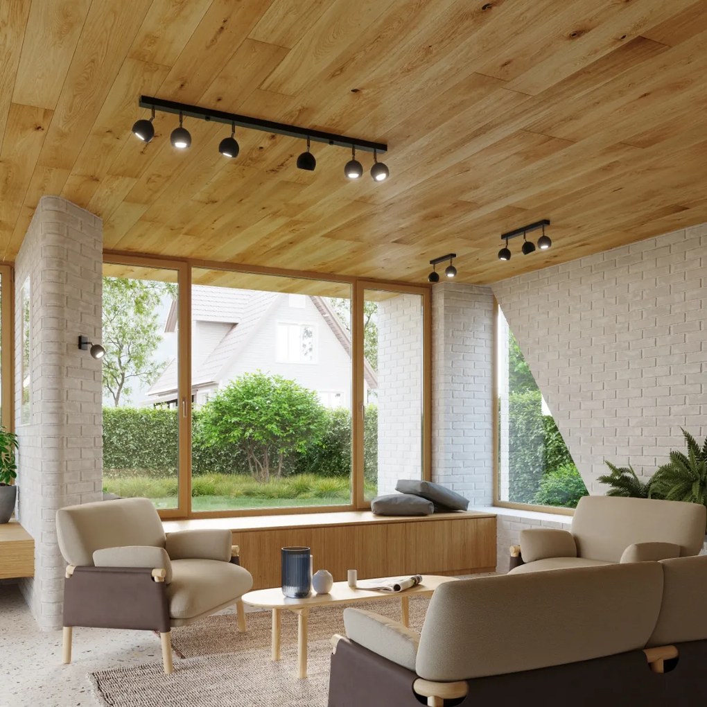 Sollux Lighting Stropní svítidlo OCULARE 6L černé