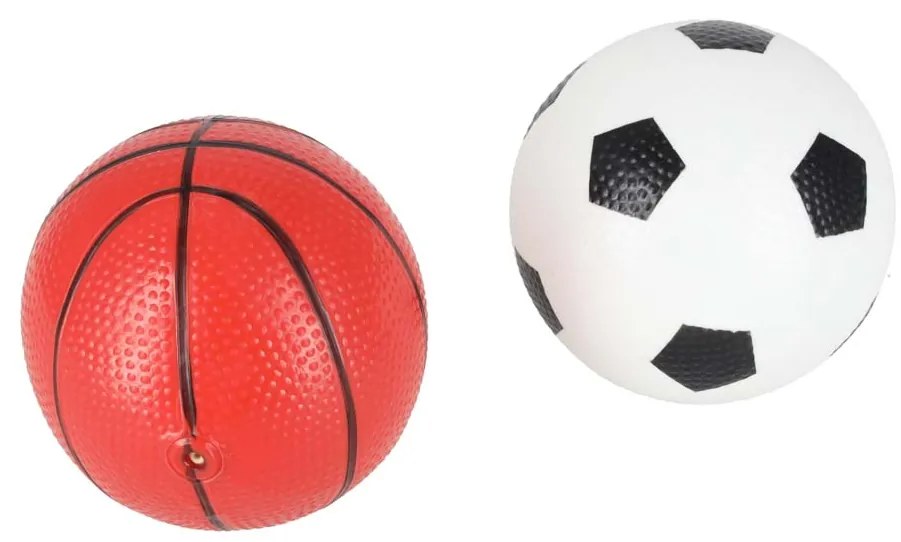 Creative Corner Fotbalová branka pro fotbal basketbal backboard basketbalová hra 2v1 2 míčová pumpa
