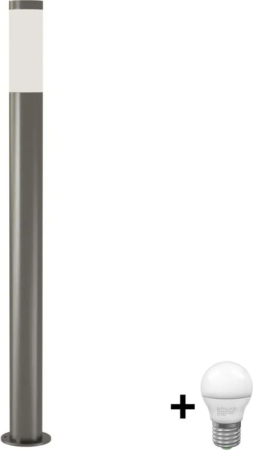Brilagi - LED Venkovní lampa ELIA 1xE27/7W/230V 4000K IP44 100 cm chrom