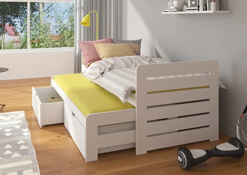 Postel dvojitá TOMI 200x90 bílá