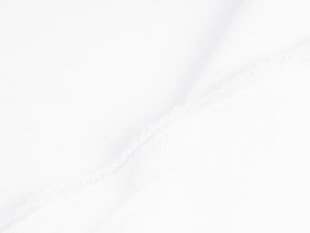 Biante Dekorační běhoun na stůl Rongo RG-045 Bílý 45x140 cm