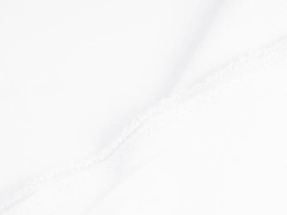 Biante Dekorační čtvercový ubrus Rongo RG-045 Bílý 40x40 cm
