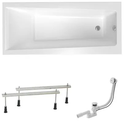 Obdélníková vana Laguna Idea Plus 160x75 cm akrylát levá i pravá SIKOID1600AN