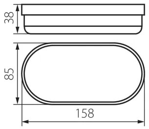 LED svítidlo Kanlux Miledo TOLU C LED 6W-NW-W IP54 neutrální bílá 31495
