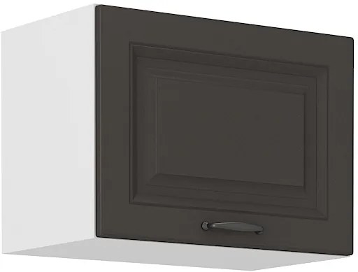 Kuchyňská skříňka Stilo 50 GU-36 1F korpus bílá, dvířka šedá
