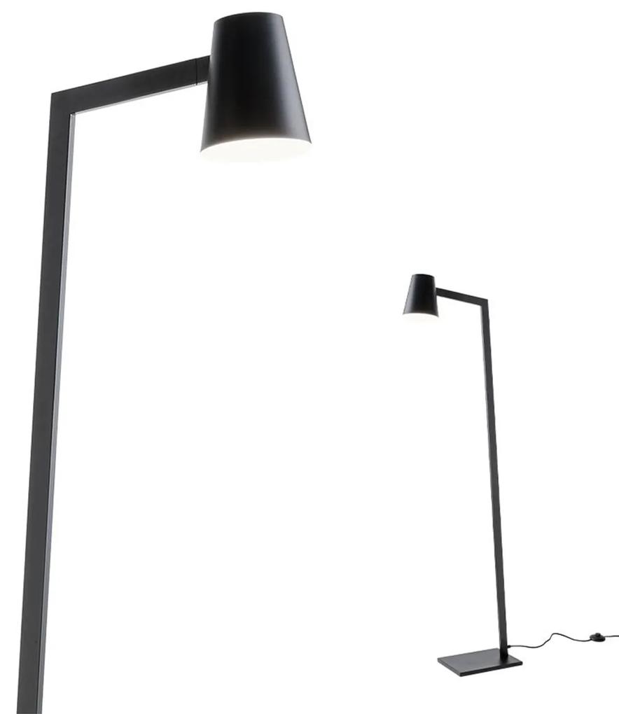 Redo 01-1557 stojací lampa Mingo matně černá, E27, 150cm