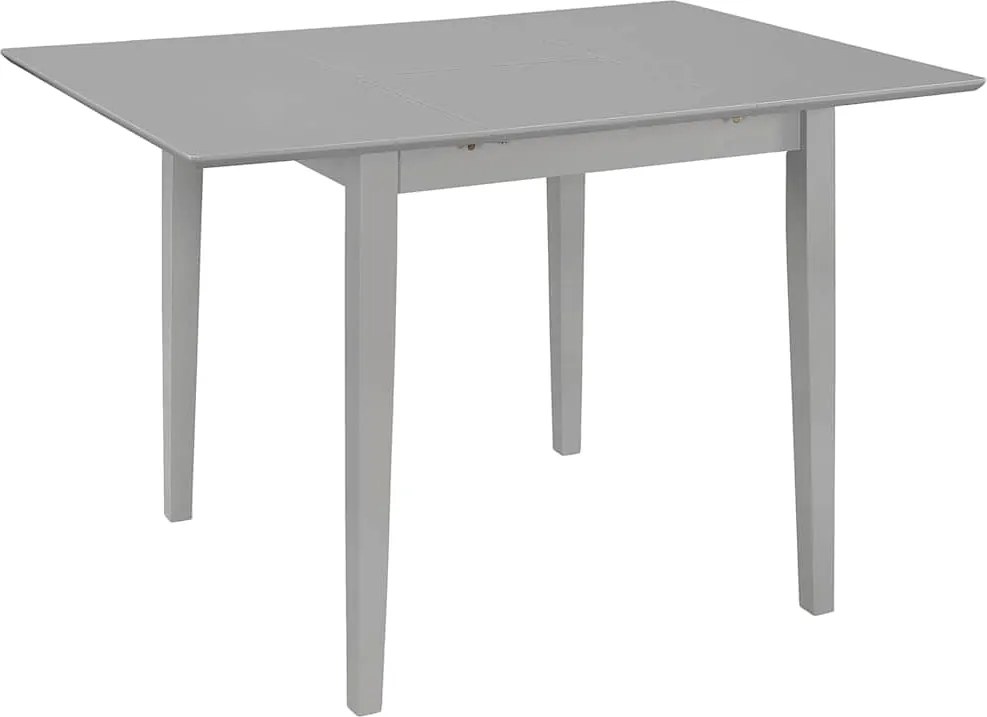 3dílný jídelní set MDF šedý 276397