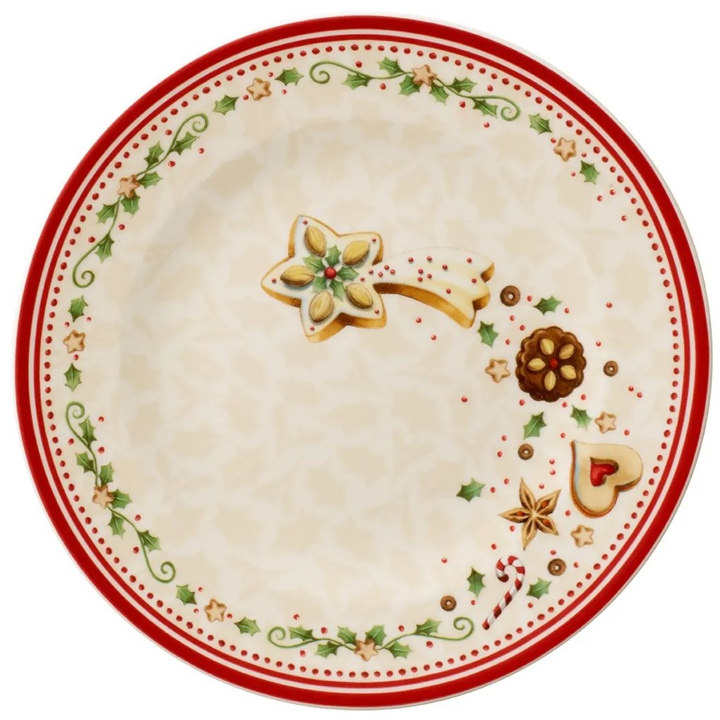 Villeroy & Boch Winter Bakery Delight dezertní talíř, padající hvězda, Ø 22 cm 14-8612-2642