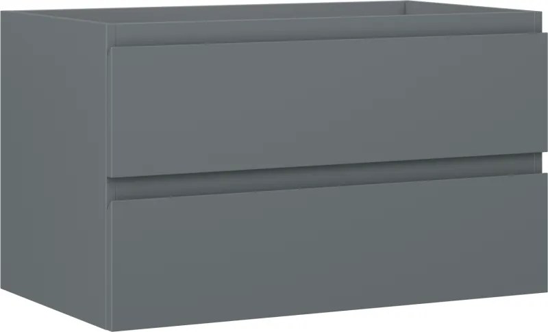 Mexen Orio, koupelnová skříňka 80 cm, 2 zásuvky, grafitová matná, 91A10-08047-2-BFF66