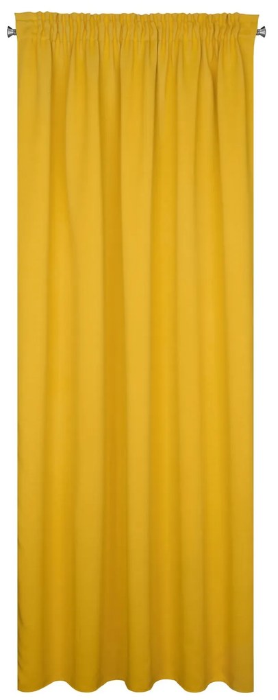 ZATEMŇOVACÍ ZÁVĚS NA PÁSCE BLACKOUT 135X270 CM HOŘČICOVÁ