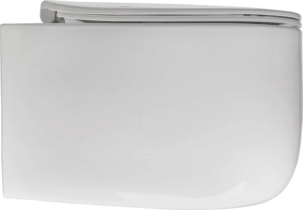 Kerasan Kerasan, NOLITA závěsná WC mísa, Rimless, 35x55 cm, bílá, 531401
