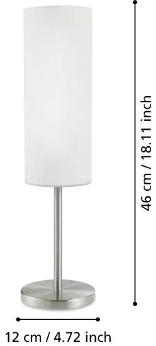 EGLO 85981 - Stolní lampa TROY 3 1xE27/60W
