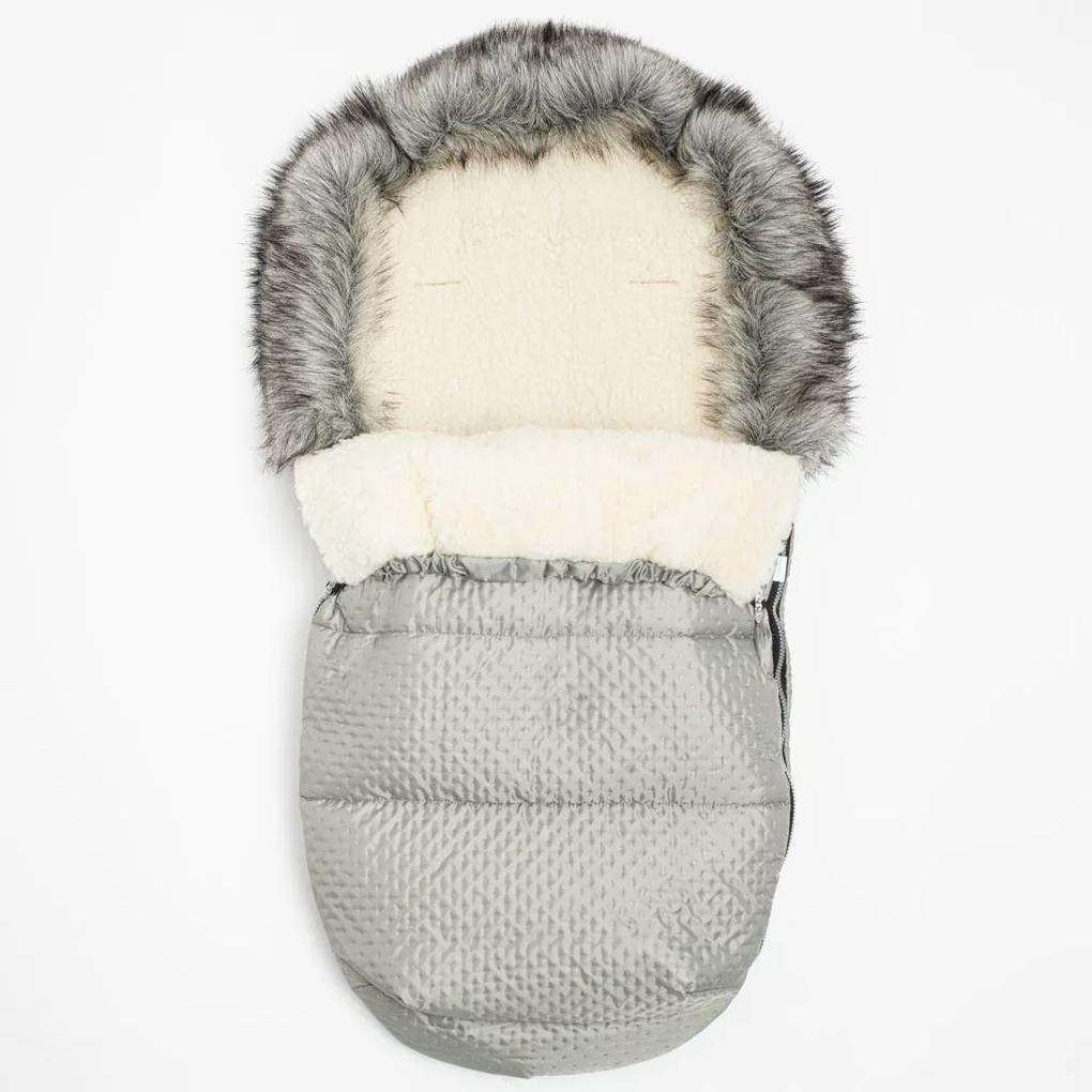 NEW BABY Zimní fusak New Baby Lux Wool Graphite