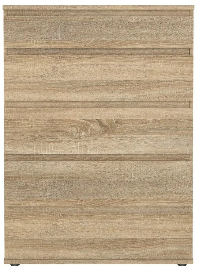 Vysoká komoda v dekoru dubu v přírodní barvě 77x107 cm Nova – Tvilum