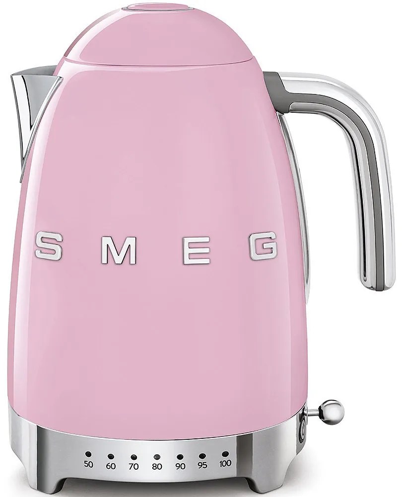 Rychlovarná konvice Smeg 50´s Retro Style s regulací teploty, růžová