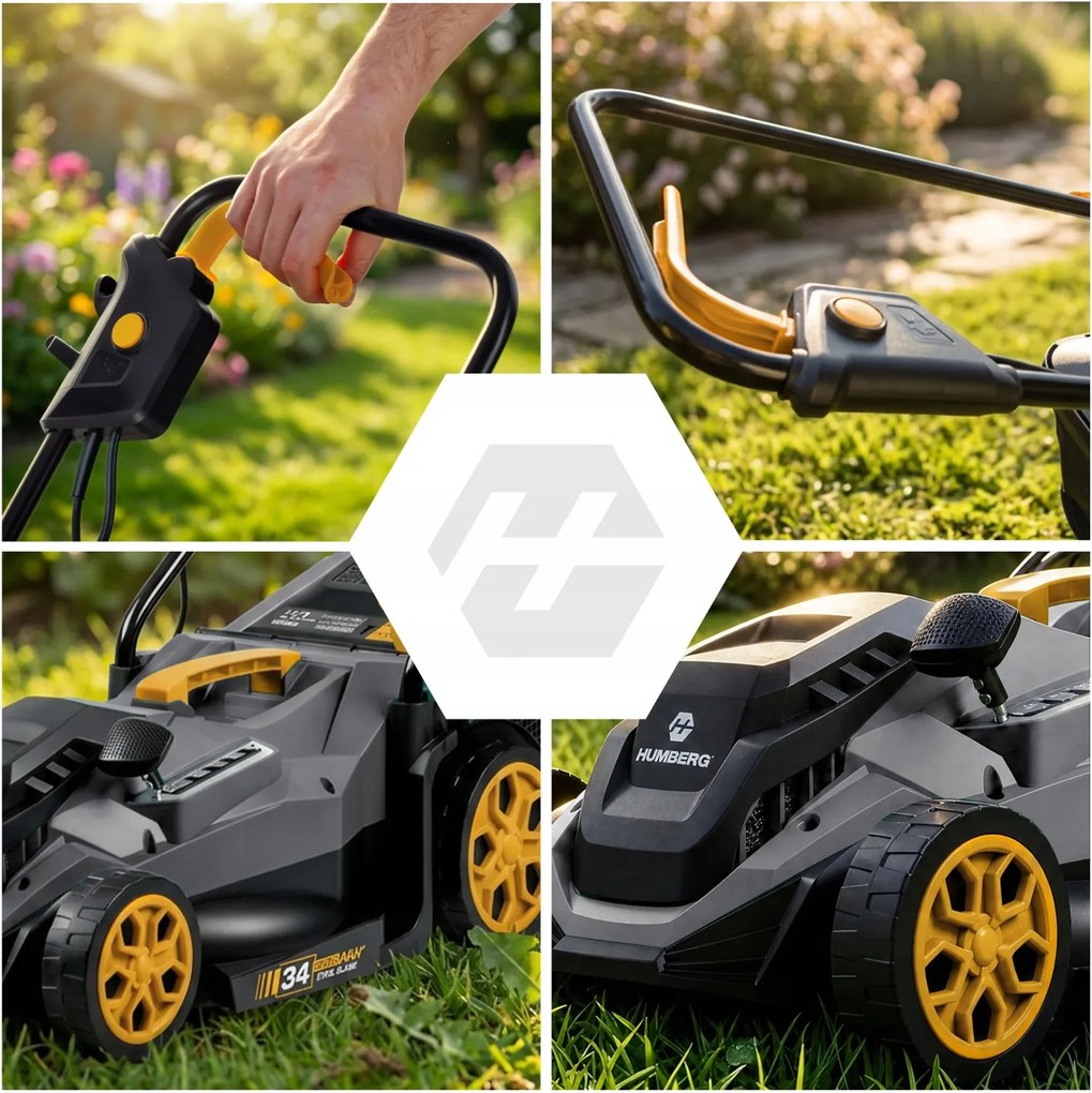 Elektrická sekačka HM-612, 1400W, 34cm | Humberg