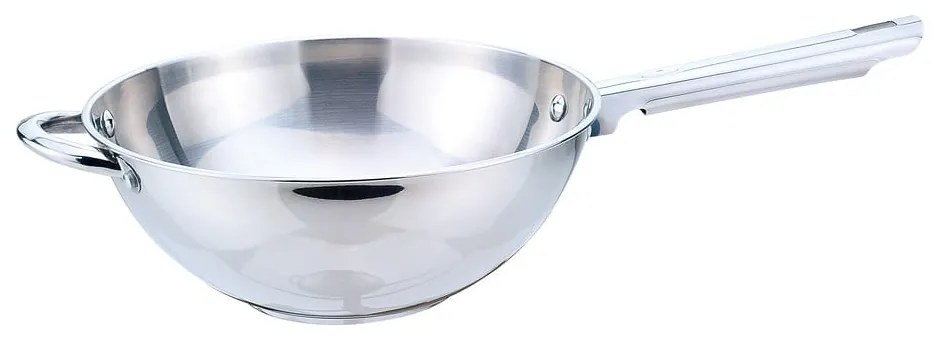 WOK pánev z nerezové oceli Sabichi Esentials, 26 cm