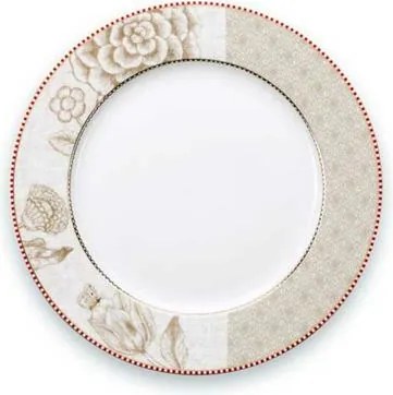 Pip Studio Spring to Life Talíř 26,5cm bily