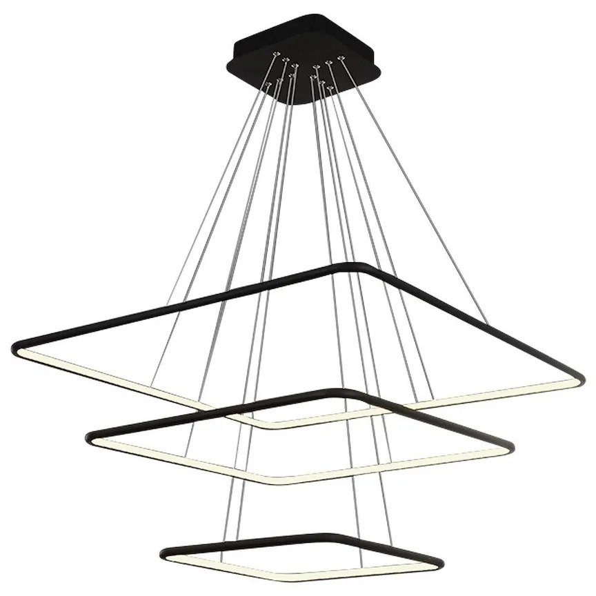 Závěsné LED svítidlo Nix, 3x LED 117w, 3000k, b