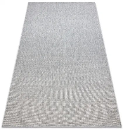 Koberec FLAT 48663/037 SISAL - stříbro HLADKÝ