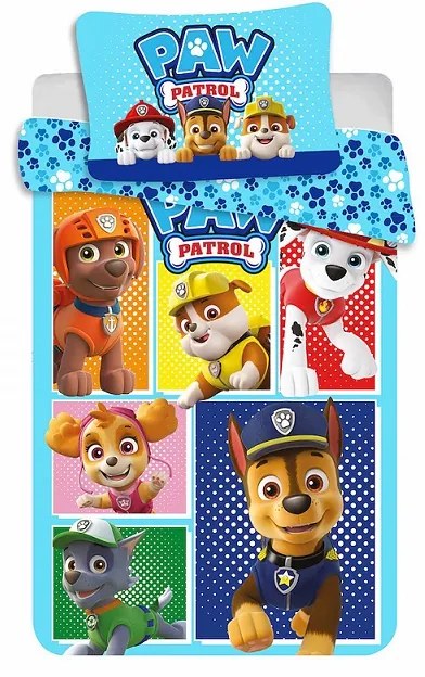 Dadka Bavlněné povlečení Paw Patrol 184 baby 100x135