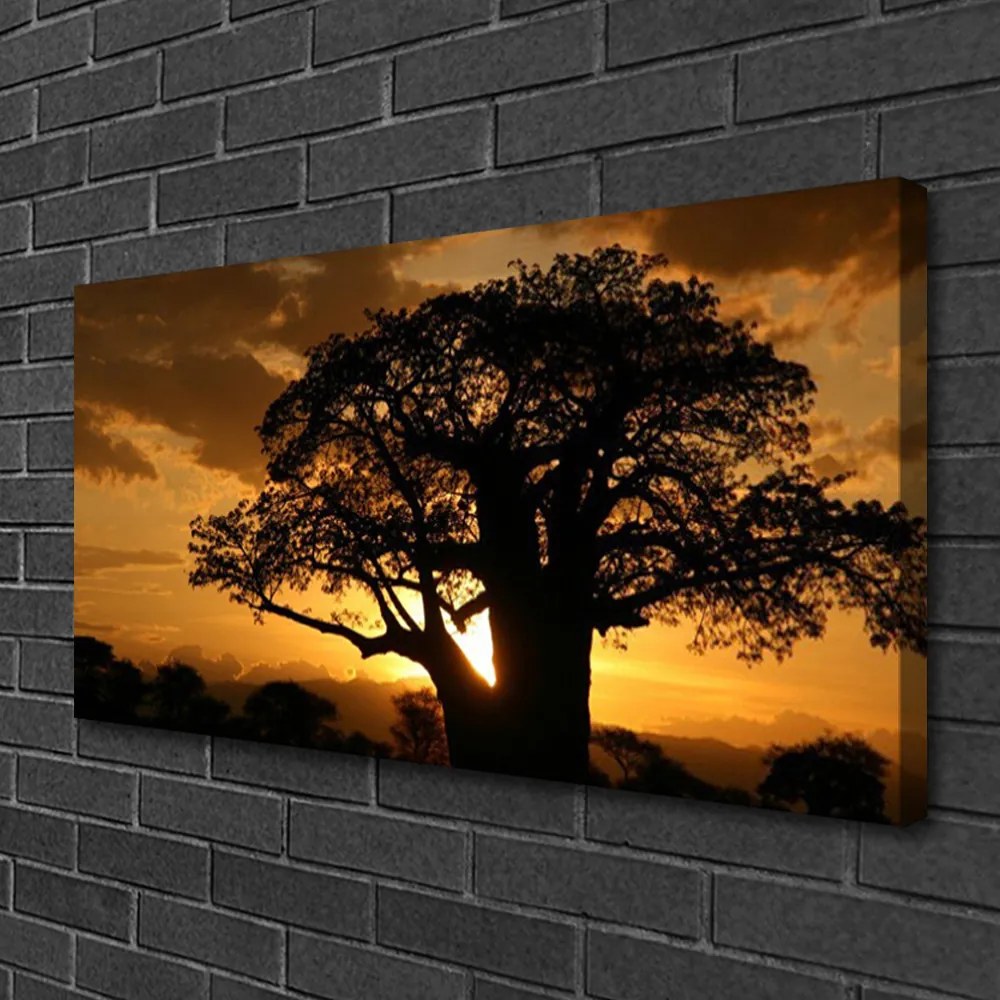 Obraz na plátně Strom Příroda 125x50 cm
