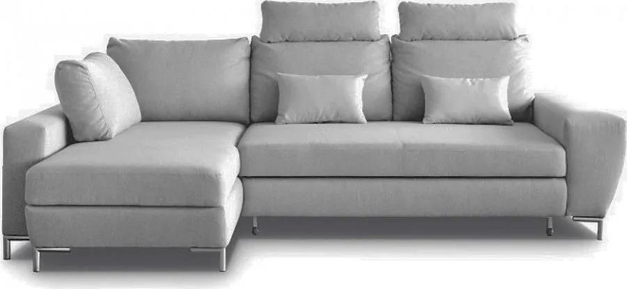 Casarredo - Komfort nábytek Rohová sedací souprava FAUNA I rozkládaci s úložným prostorem, výběr látek SK1 | Umístění rohu: roh na levé straně (viz obrázek),potah: aura 6