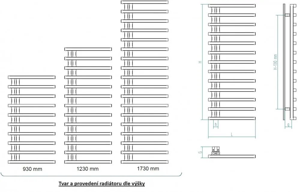 HOPA Koupelnový radiátor DARVEL zlatá barva Barva radiátoru - Zlatá, Rozměr radiátoru - 400 × 930 mm, výkon 337 W, Typ připojení - Spodní 50 mm RADDAV409084