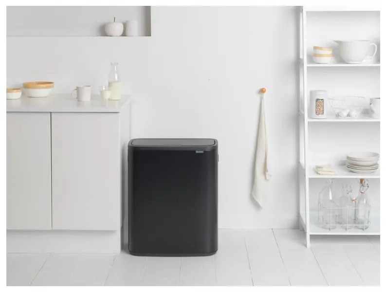 Brabantia BO TOUCH BIN Dotykový odpadkový koš 60 l - matná černá