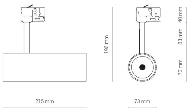 Svítidlo Nowodvorski 8761 CTLS MILO LED WHITE 25W, 4000K