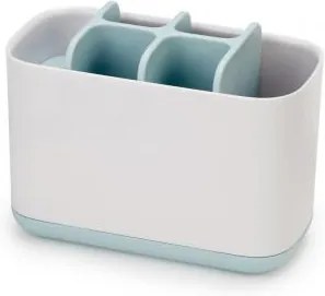 JOSEPH JOSEPH Bathroom EasyStore stojánek na kartáčky, velký, bílý/modrý