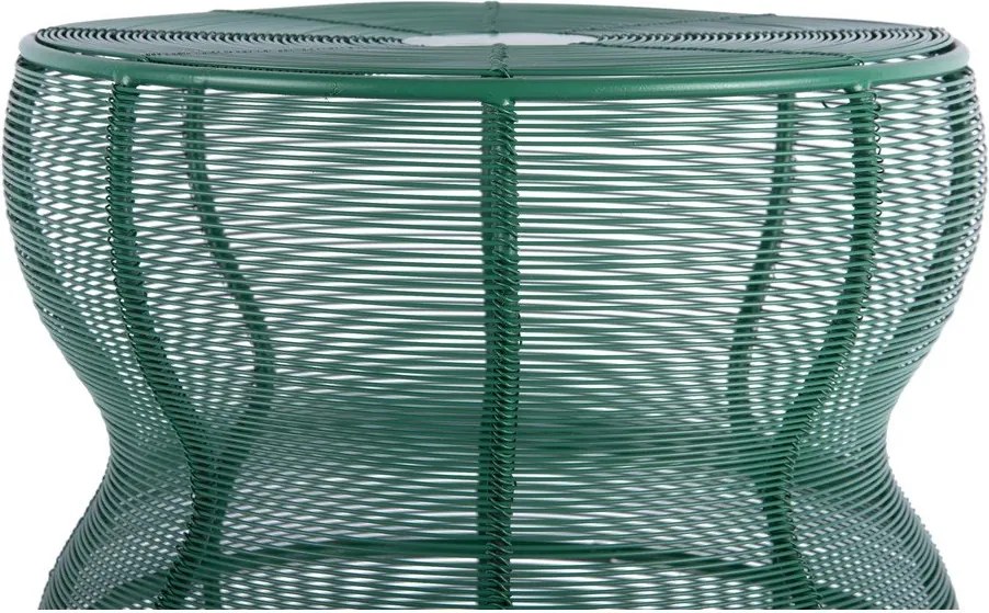 Kovový kulatý odkládací stolek ø 30 cm Cuerda Onda – Leitmotiv