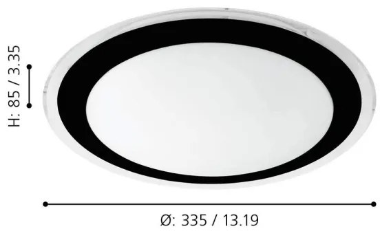 Eglo 99404 - LED Stropní svítidlo COMPETA LED/18W/230V