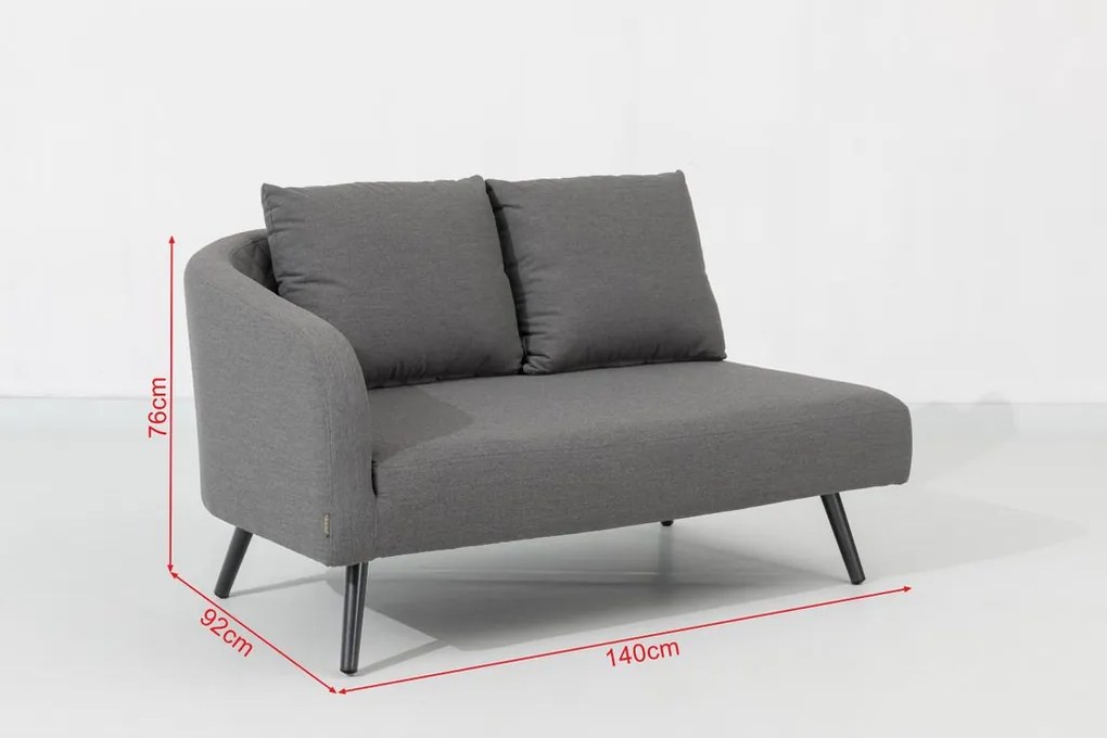 Doppler MELIA LIKA-TEX® zahradní sedací souprava šedá
