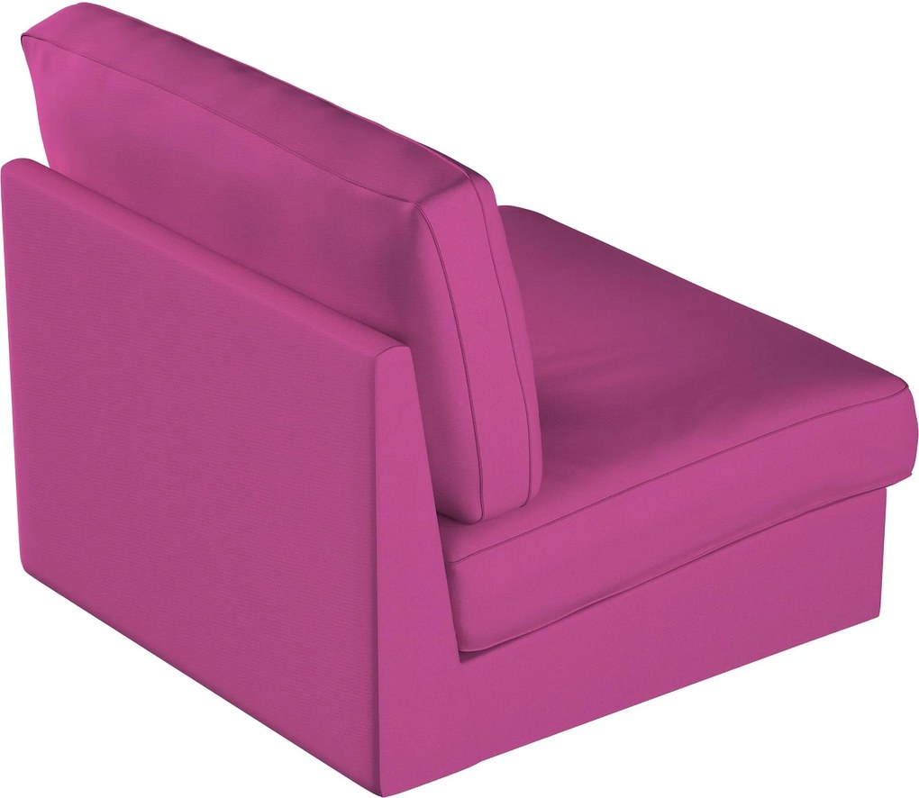 Potah na neskládací křeslo IKEA Kivik barva růžová látka pletený vzor