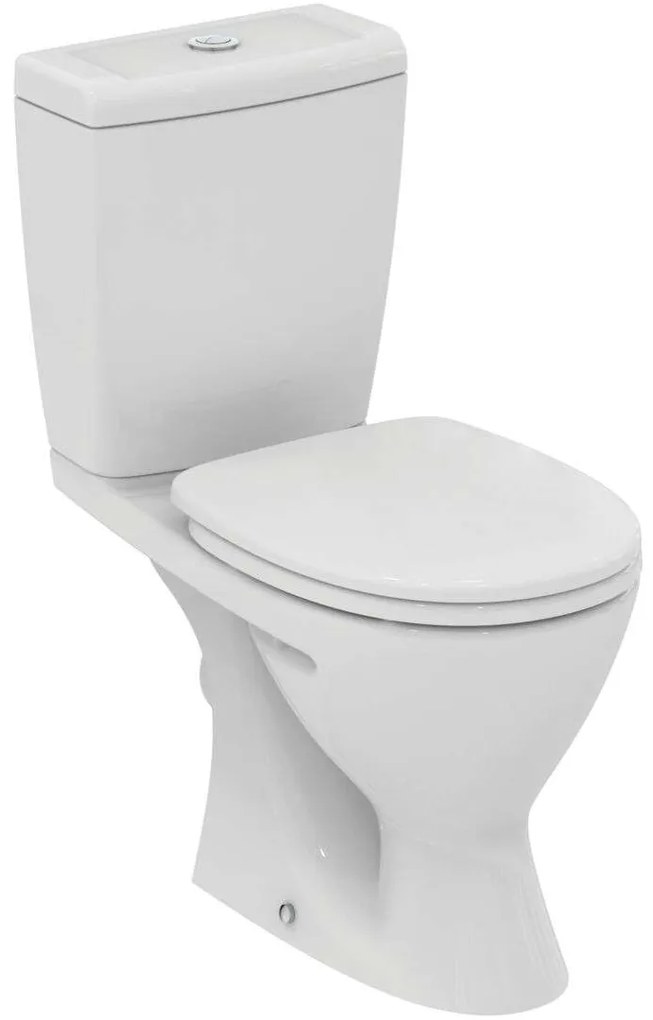 Ideal Standard Eurovit+ - WC kombi se sedátkem, zadní odpad, bílá V337001