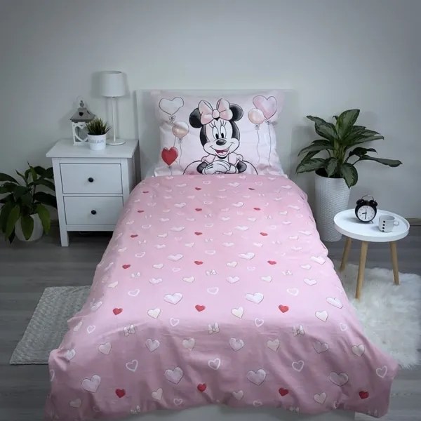Jerry Fabrics Povlečení Minnie Balloon 02 140x200, 70x90 cm