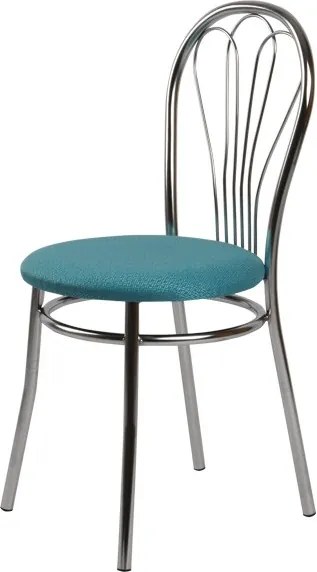 Bradop Židle chromovaná KVĚTA Z83 CH - Chrom 582-ASTON fialová