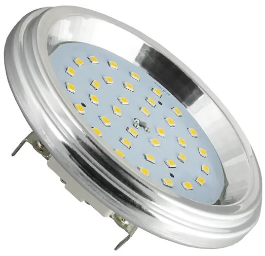 Ledom LED žárovka 7W 120xSMD2835 AR111 12V 700lm TEPLÁ BÍLÁ