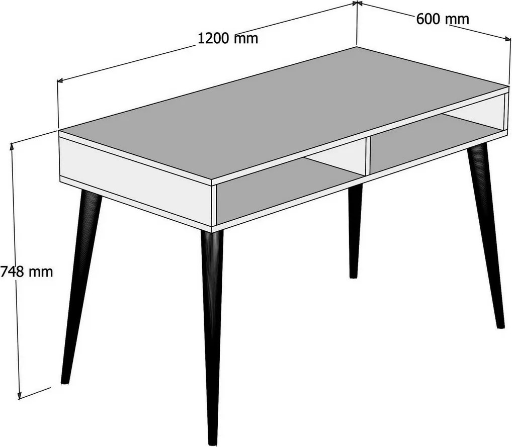 Pracovní stůl Cisto White