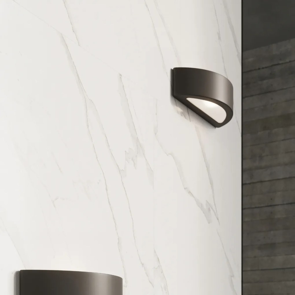 Sollux Lighting Nástěnné svítidlo keramické ATENA Černá
