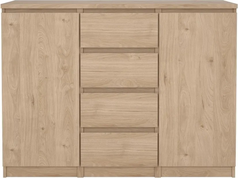 Komoda Simplicity 121 x 50 x 91 cm, hikora jackson