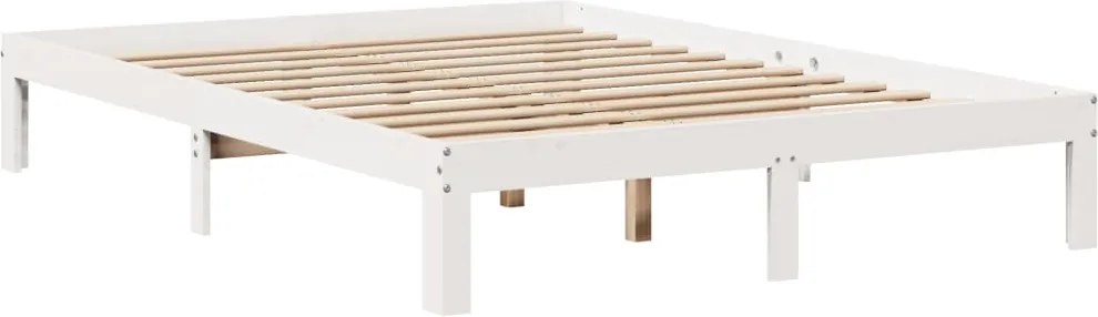 Rám postele s čelem bez matrace bílý 120x200 cm 3306046