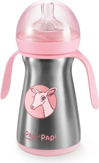 TESCOMA Termo láhev PAPU PAPI 200 ml, růžová