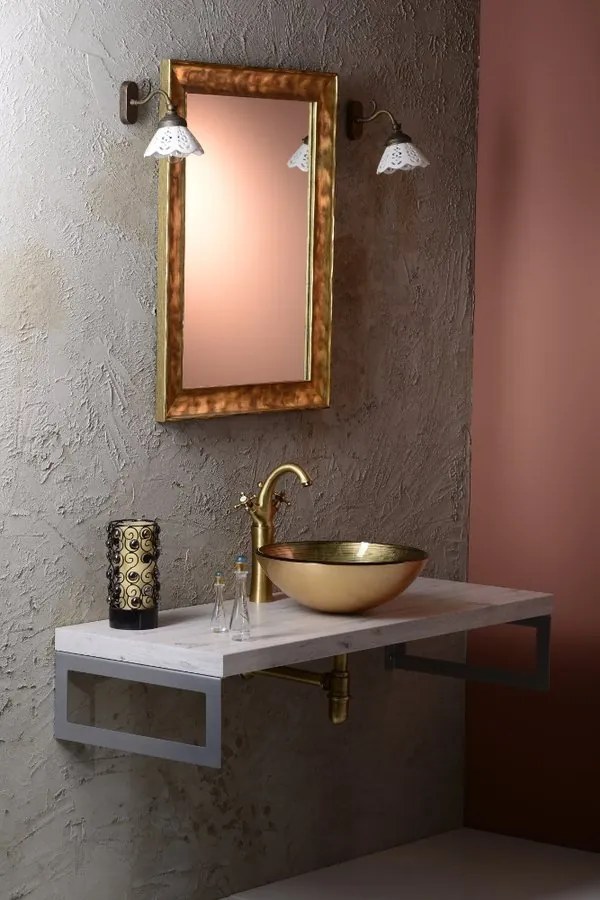 Reitano Rubinetteria Reitano Rubinetteria, ANTEA stojánková umyvadlová baterie vysoká s výpustí, výška 300mm, bronz, 3276L