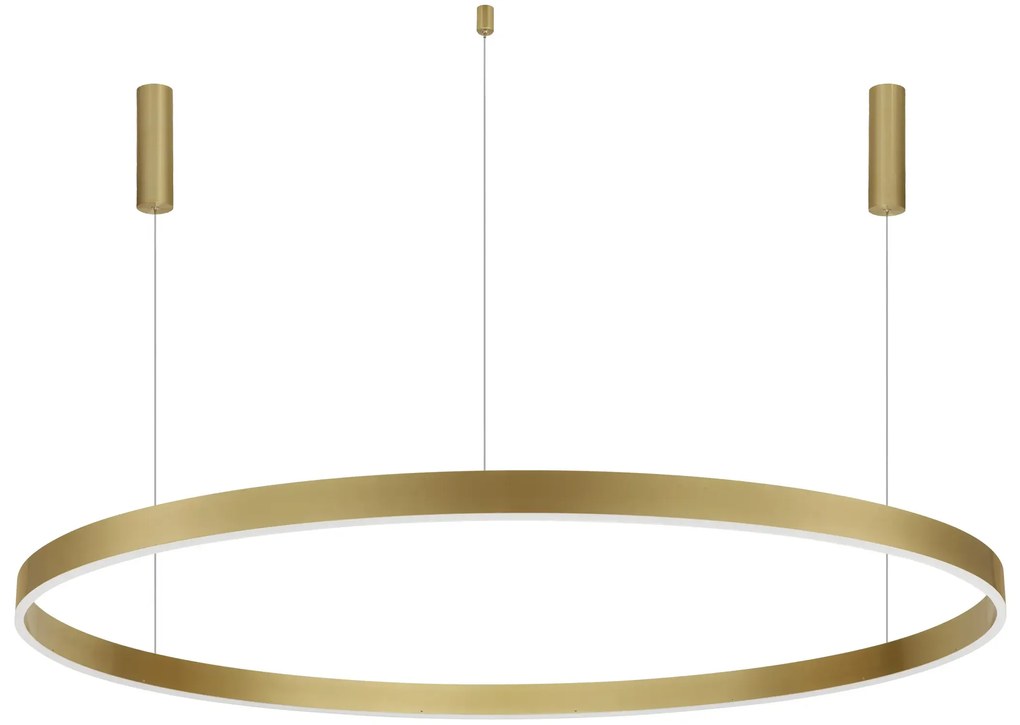 LED lustr Motif 150 zlaté stmívatelné