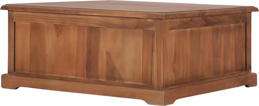 Konferenční stolek 68 x 68 x 30 cm masivní teakové dřevo 286274