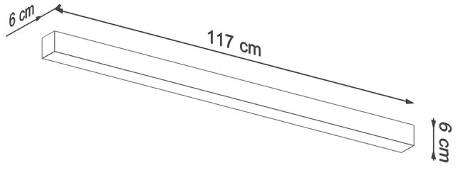 PINNE 118 Nástěnné světlo, černá TH.075 - Sollux